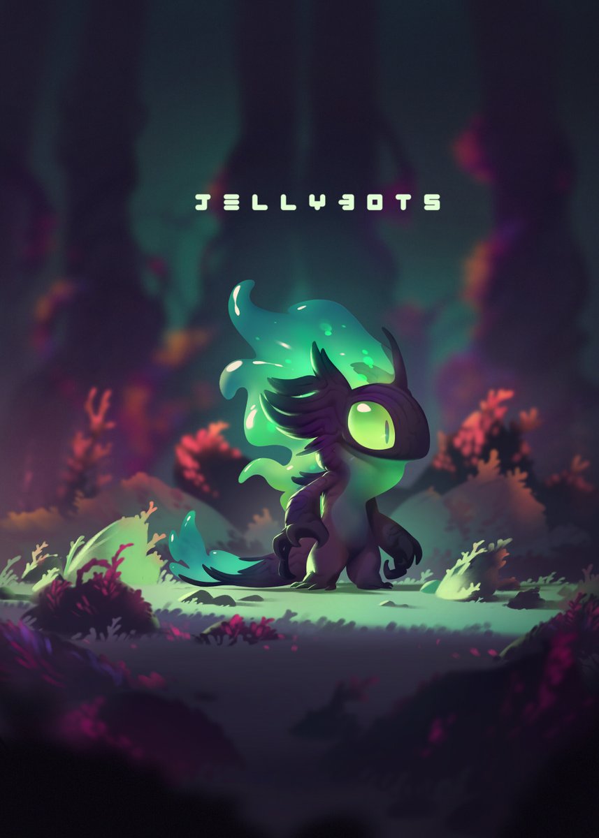 Nicholas Kole on Twitter: "My personal IP project, Jellybots!! https://nicholaskole.art ...
