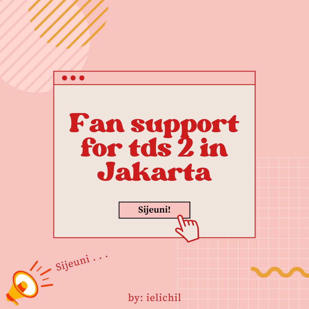 뿌뿌님 📌freebies tds2 on Twitter: "RT @ielichil: ♡ fan support for The Dream Show 2 in Jakarta ...