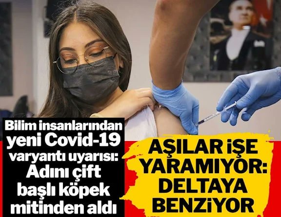 Sözcü on Twitter: "Covid-19’un yeni varyantı Orthrus ile ilgili korkutan keşif: Aşıyı alt ediyor ...