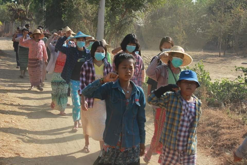 Khit Thit Media On Twitter ယင်းမာပင် ဆားလင်းကြီး ရွာပေါင်းစုံ သပိတ