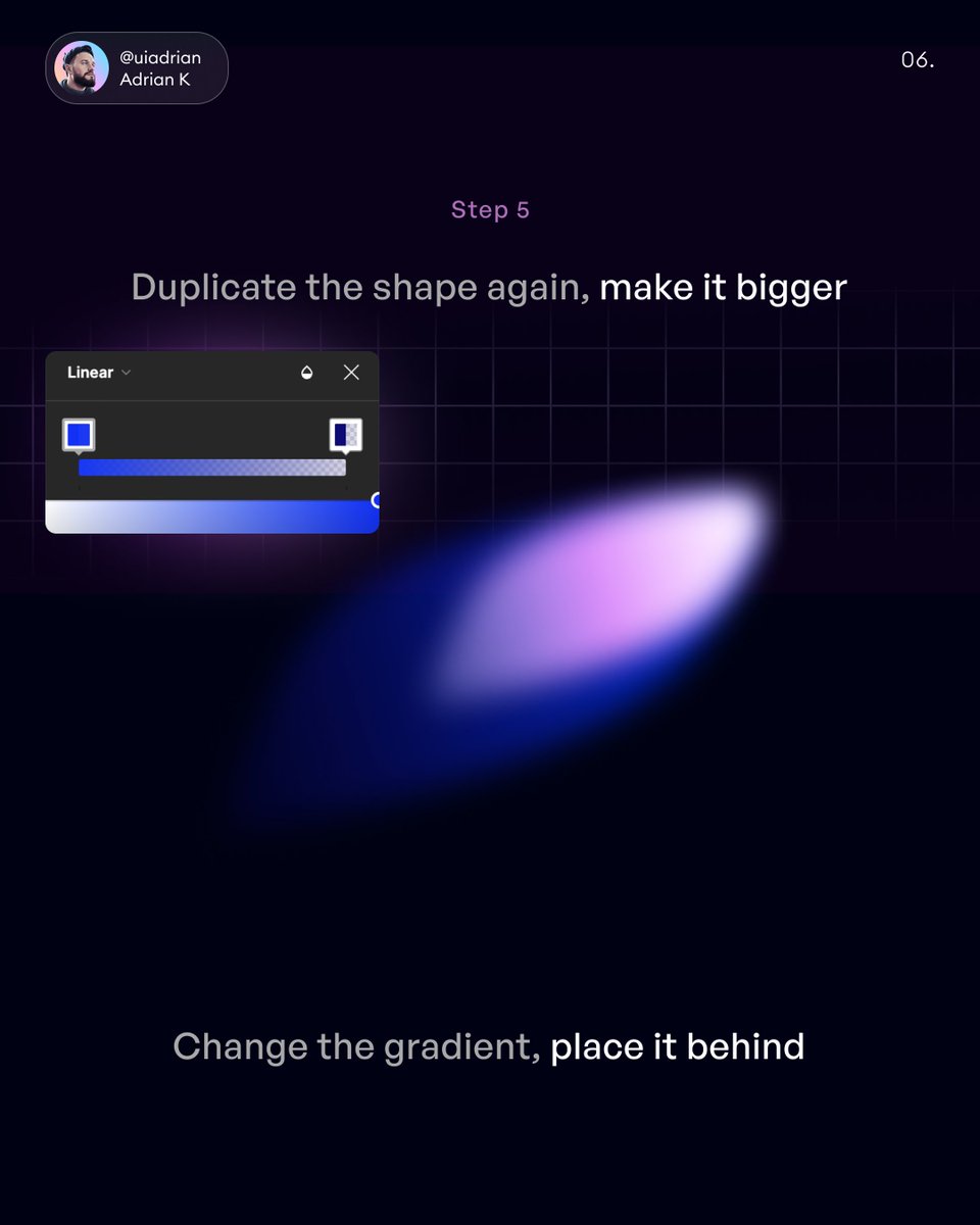 How to create an awesome space gradient effect in Figma 👇 - inspired by ...