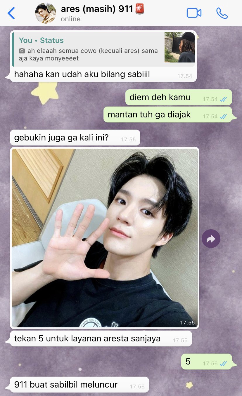 𝐍𝐀𝐍𝐀. on Twitter: "layanan aresta sanjaya — lee jeno four tweets au © namericoffee_ https://t.co ...