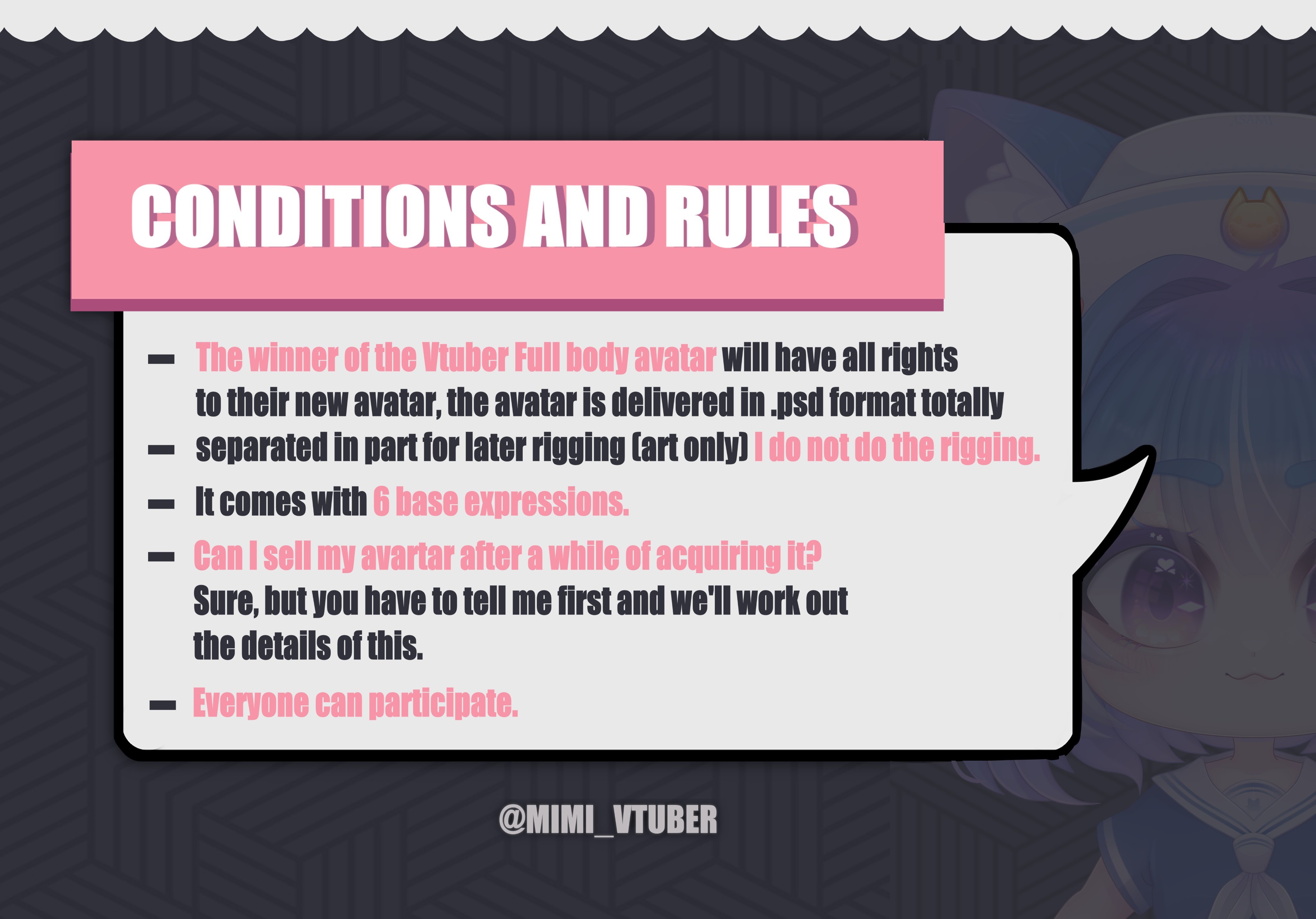 🌸Mimi_Vtuber🌸COMISSION CLOSED on Twitter: "🌸🔴GIVEAWAY FOR VTUBER MODEL🔴🌸