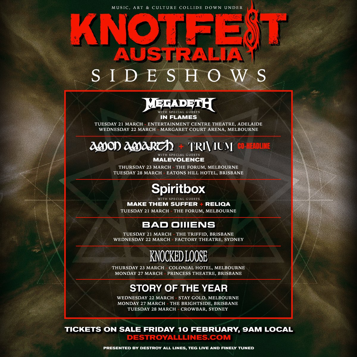 Knotfest Australia on Twitter: "🎪 𝐊𝐍𝐎𝐓𝐅𝐄𝐒𝐓 𝐒𝐈𝐃𝐄𝐒𝐇𝐎𝐖𝐒 𝐒𝐢𝐠𝐧 𝐔𝐩 𝐅𝐨𝐫 𝐄𝐚𝐫𝐥𝐲 𝐁𝐢𝐫𝐝 𝐏𝐫𝐞𝐬𝐚𝐥𝐞 ️ https ...