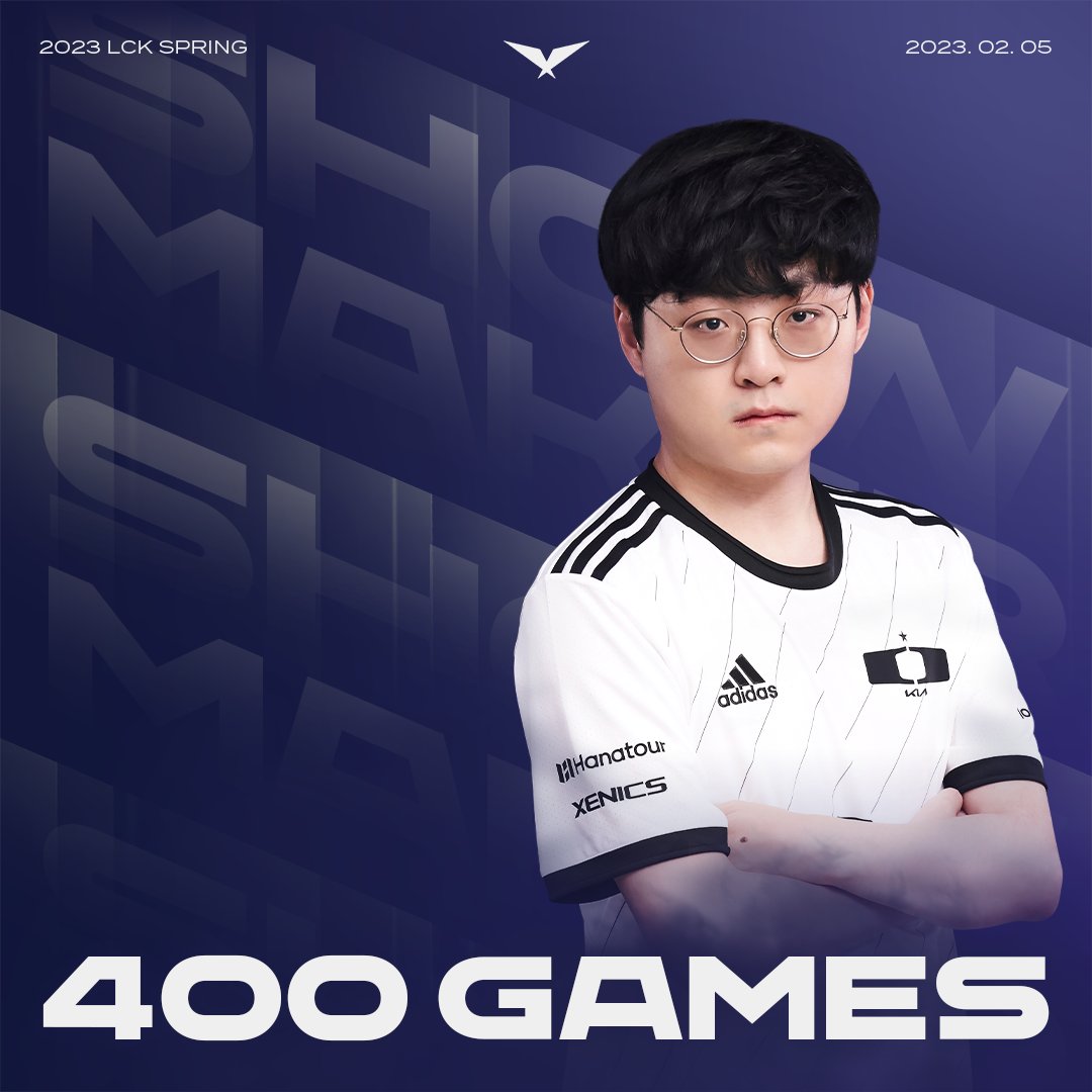 Arthégon on Twitter: "RT @LCK: Congratulations to @DplusKIA ShowMaker for reaching his 400th # ...
