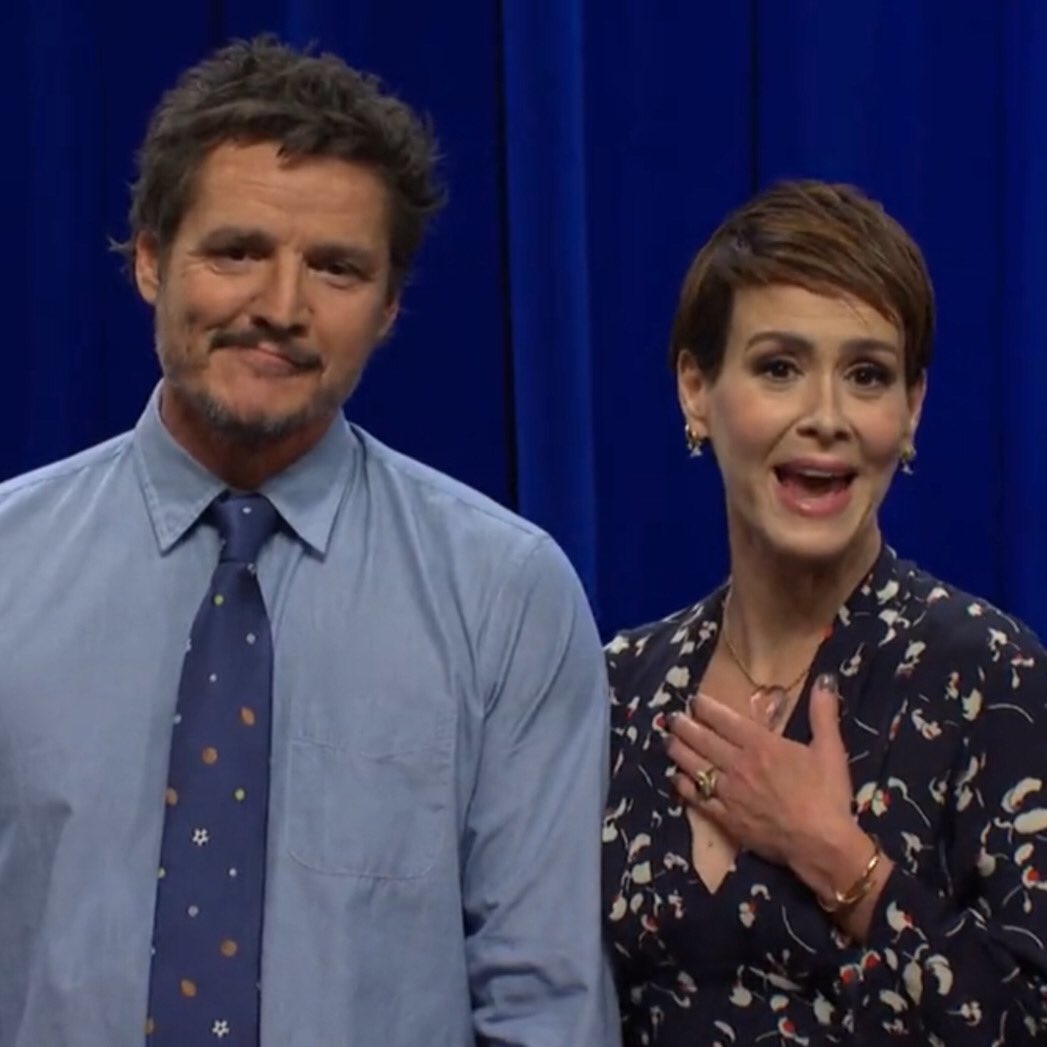 sarah paulson & pedro pascal, 30 years of friendship蠟 https://t.co ...