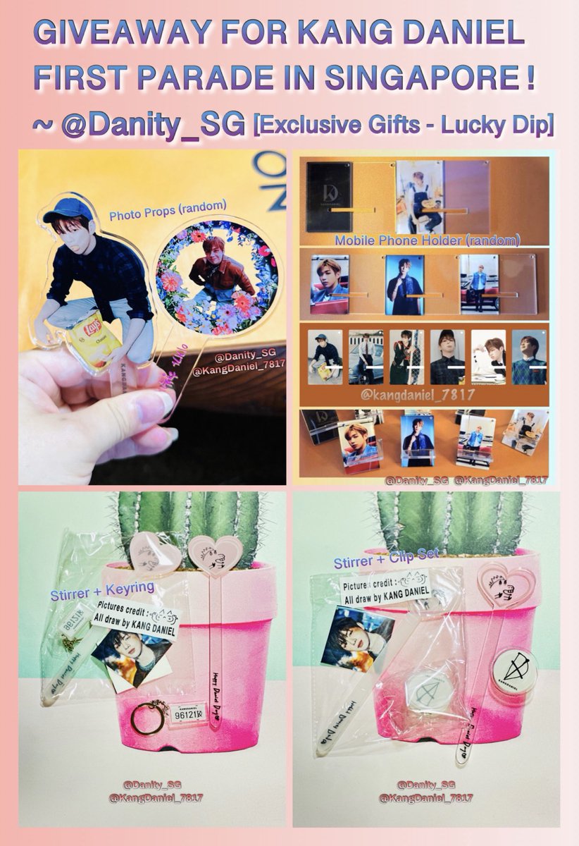 OurDaniel.com 💫 Kang Daniel Fans on Twitter: "RT @Danity_SG: 🛎️ GIVEAWAY - KANG DANIEL FIRST ...