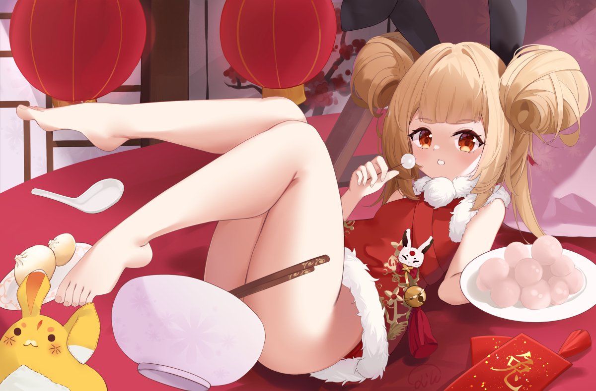 GenshinImpact FanArts on Twitter: "#GenshinImpact #原神イラスト #原神 #Yaoyao #瑶瑶 Credits：X-lu from ...