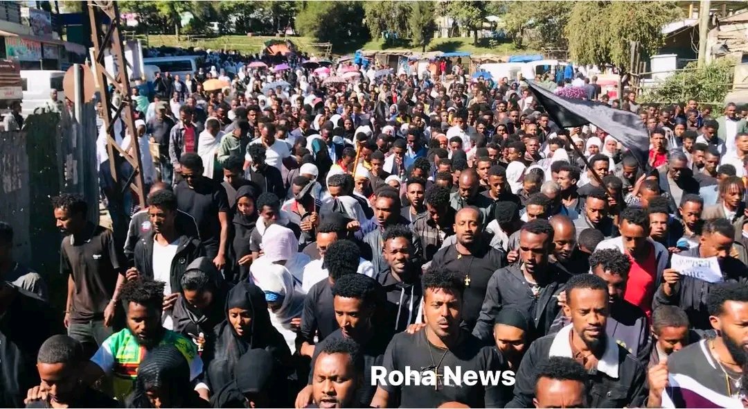 Tadele Tibebu on Twitter: "«ወደ ቤተመቅደሳችን ከገባህ ወደ ቤተመንግስትህ እንመጣለን»🖤🖤🖤"