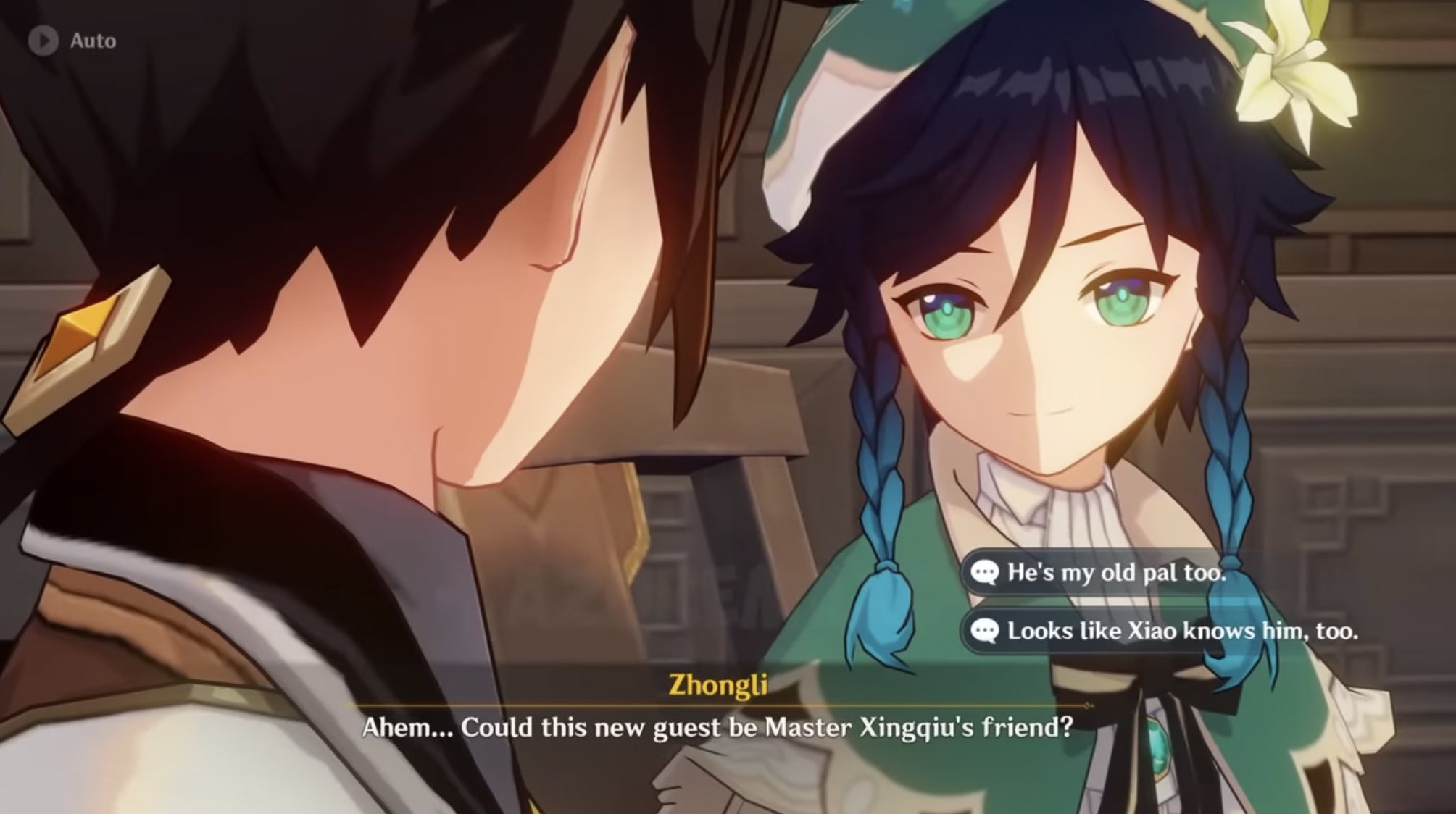 🌸panda🌸 on Twitter: "venti’s smug face when zhongli was pretending to not know who he was lmao ...