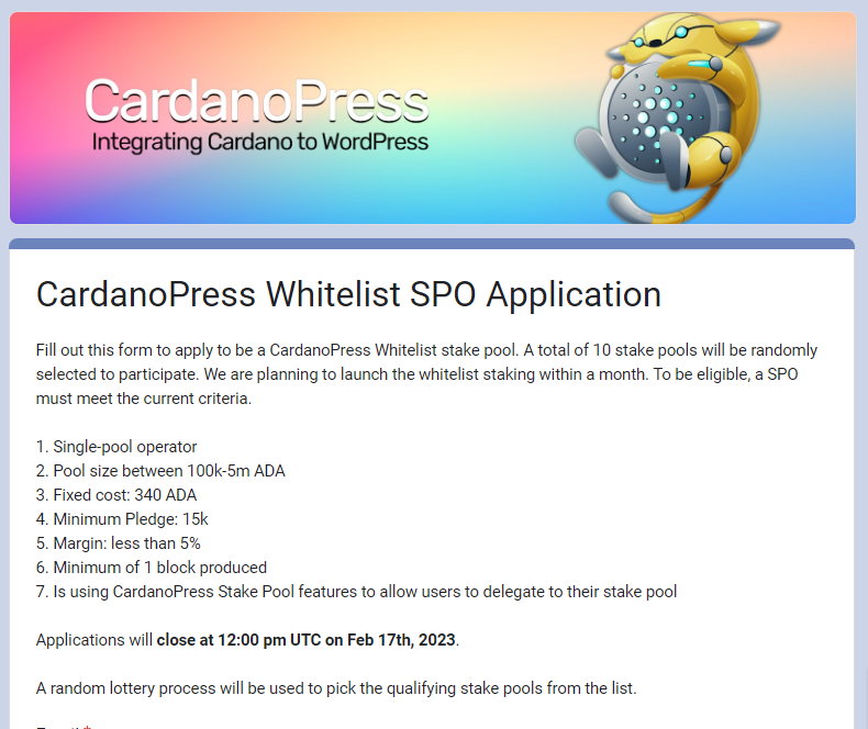 Pete | Cardano ₳mbassador, SPO, YTer 🍍🍕👌 on Twitter: "⏰Reminder If you're a #Cardano SPO and ...