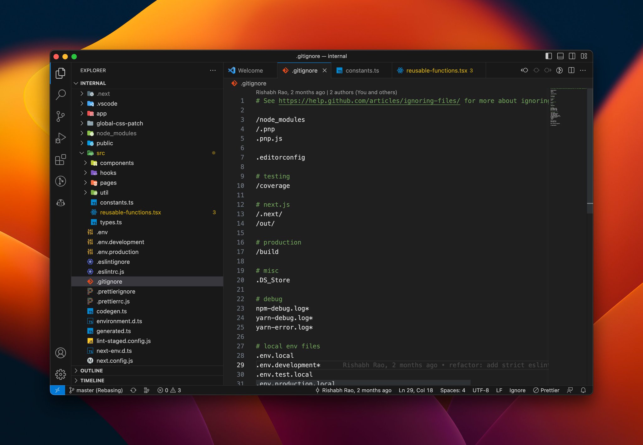 Mehul Mohan on Twitter: "The new VS Code theme is *chef's kiss* https://t.co/5bgWpzx0SX" / Twitter
