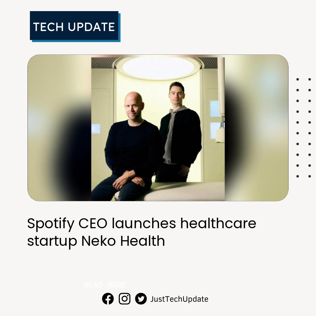 JustTechUpdate on Twitter: "Spotify CEO Daniel Ek has launched a Stockholm-based healthcare ...