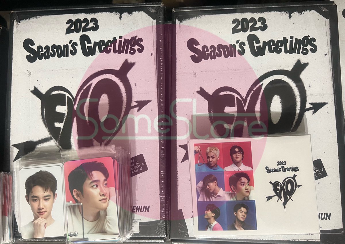 SomeStore on Twitter: "[#SomeStoreArrival] 🔹 2023 EXO Season’s Greetings with POBs from: 👉11st 👉 ...