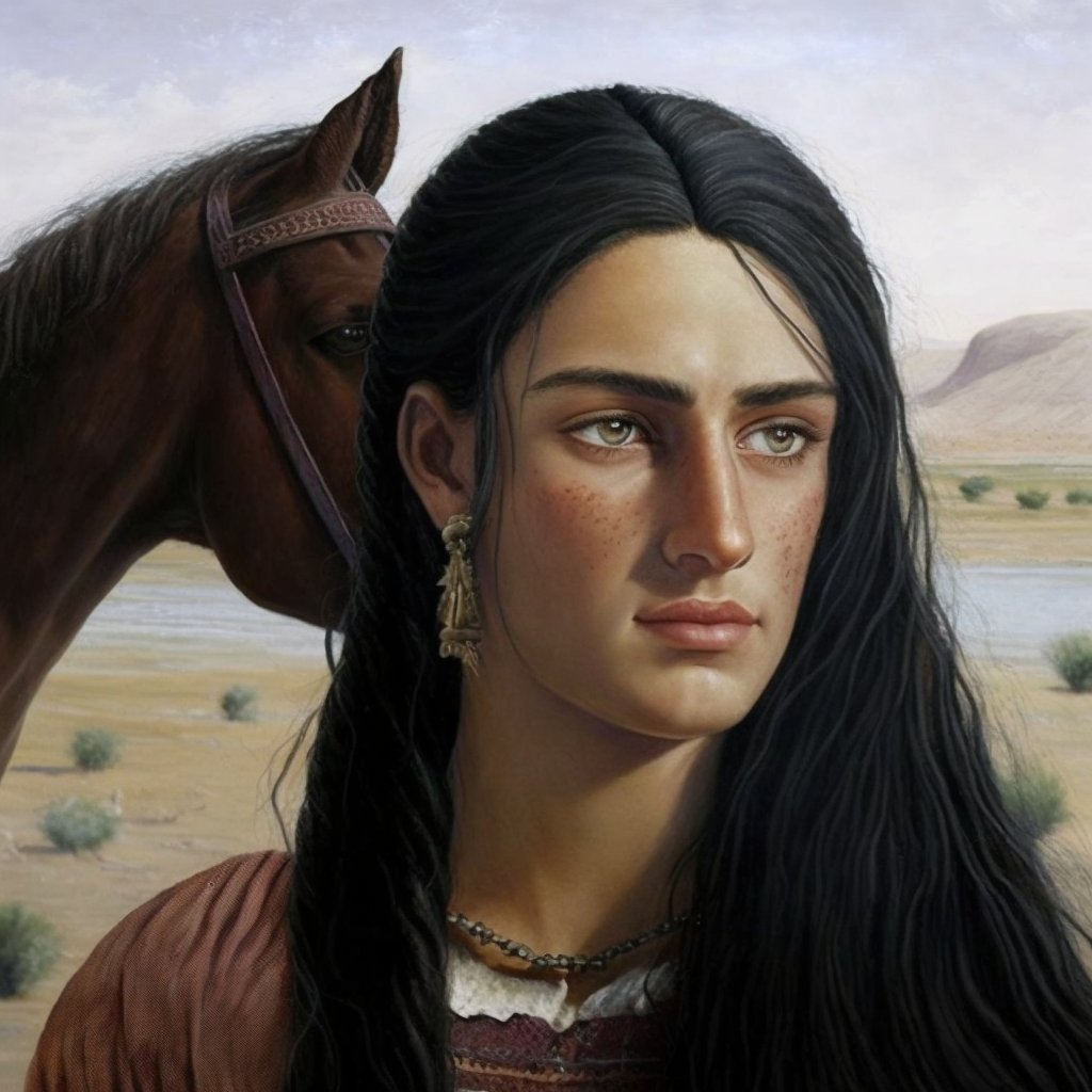 Aryāṃśa on Twitter: "Portrait of an Aryan man and woman from late Bronze Age Punjab on the banks ...