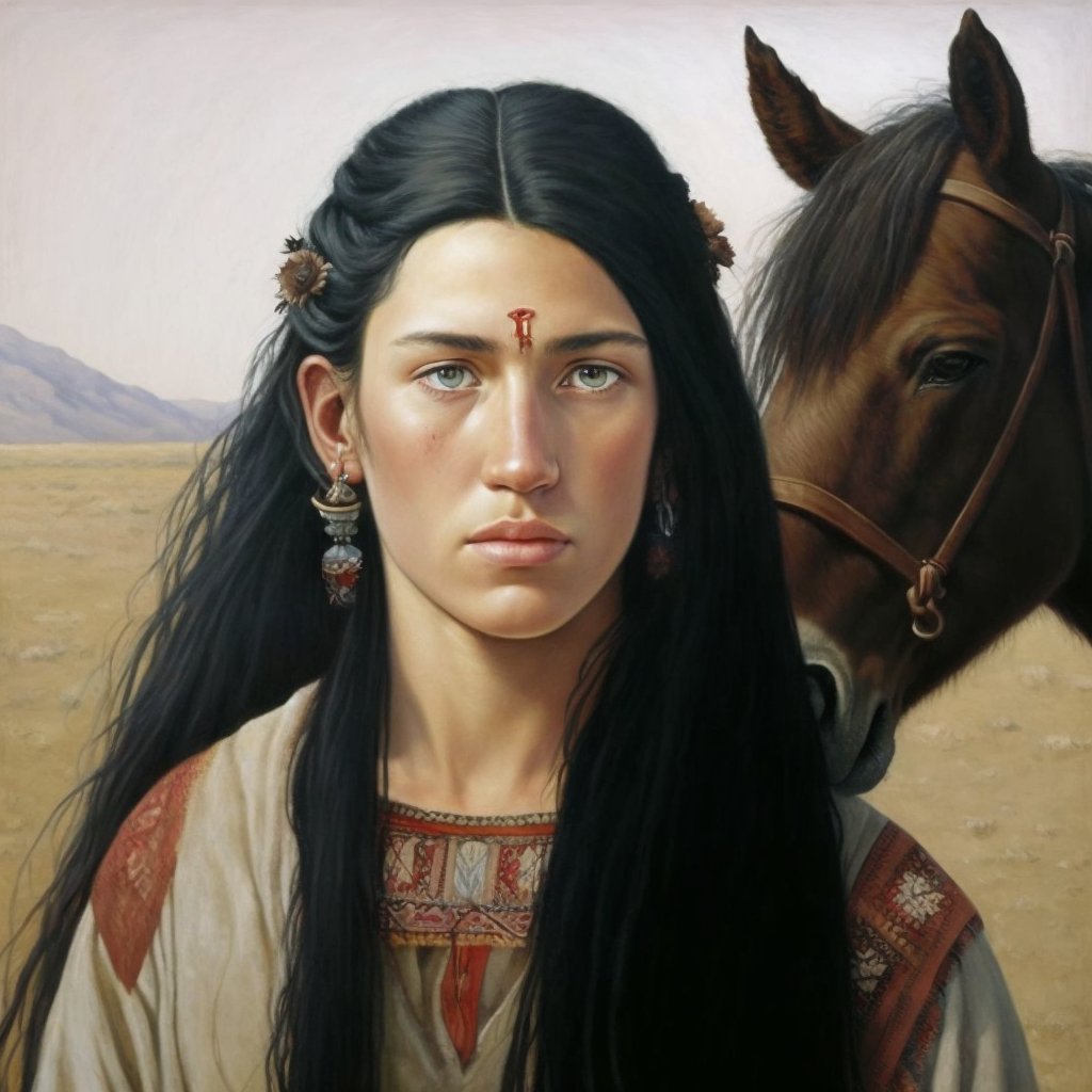 Aryāṃśa on Twitter: "Portrait of an Aryan man and woman from late Bronze Age Punjab on the banks ...