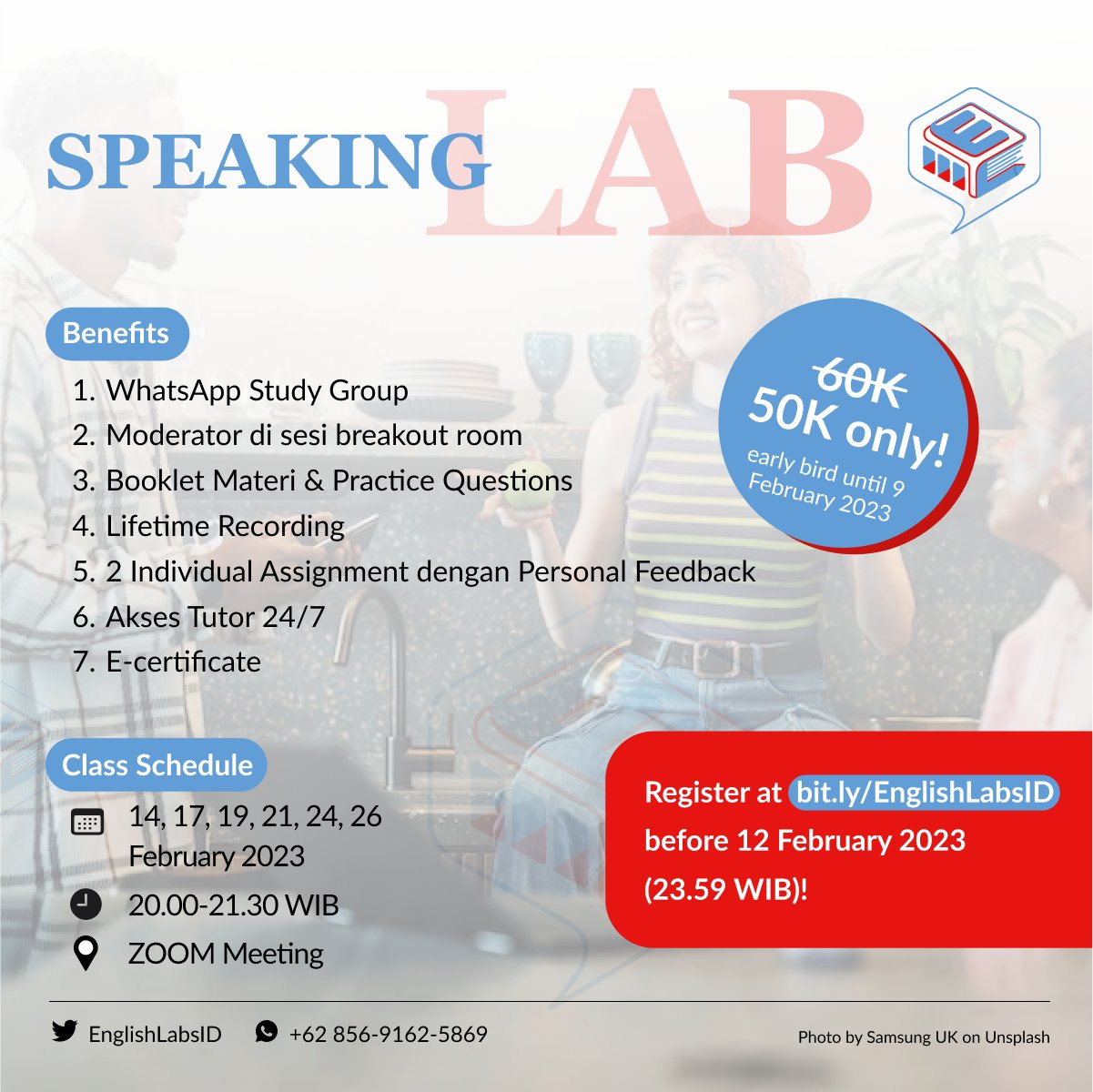 English Labs | OPEN KELAS SPEAKING & WRITING on Twitter: "BUSINESS WRITING LAB & SPEAKING LAB ...