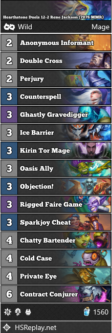 Hearthstone-Decks.net on Twitter: "[DUELS] Check out this 12-2 Reno Jackson Starter Deck. Hero ...