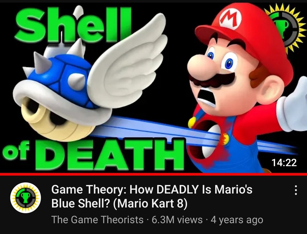 SquadalaGuy🇦🇺🔞 on Twitter: "RT @SavedYouA_GT: Mario Kart 8 Deluxe's Blue Shell can exert 43,607 ...