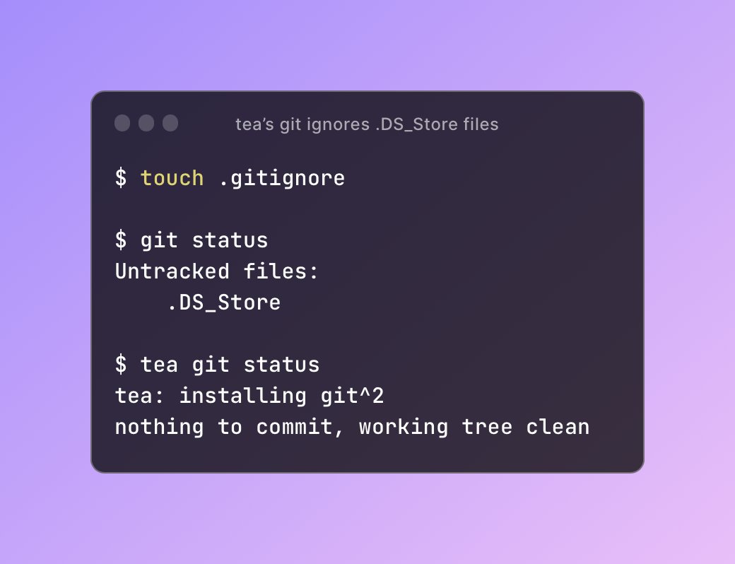 Max Howell on Twitter: "fed up committing .DS_Store files? tea’s git ignores .DS_Store files by ...