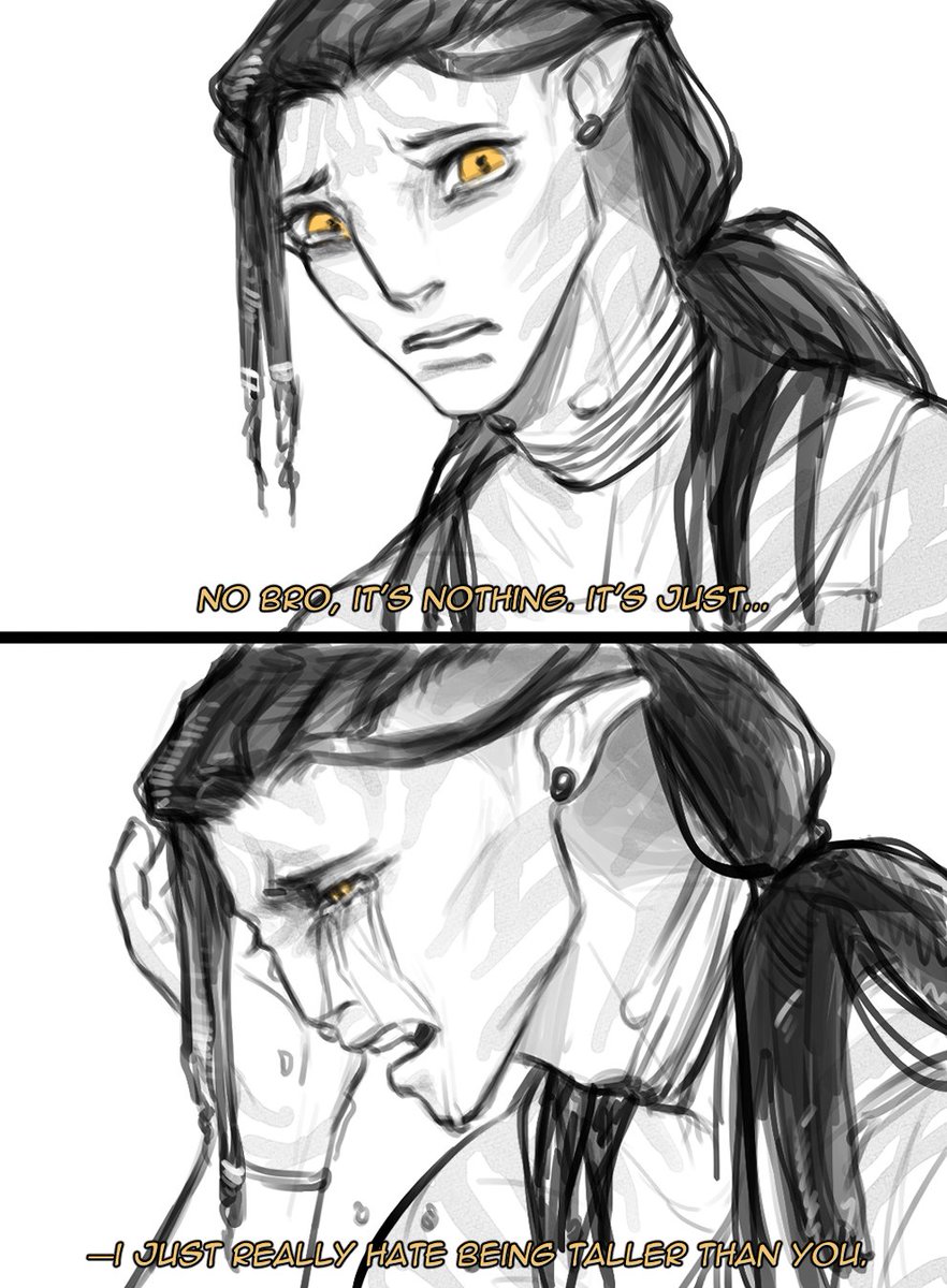 human AU) neteyam and lo'ak ☺ #avatar #AvatarTheWayOfWater 」ゼブラくんの漫画
