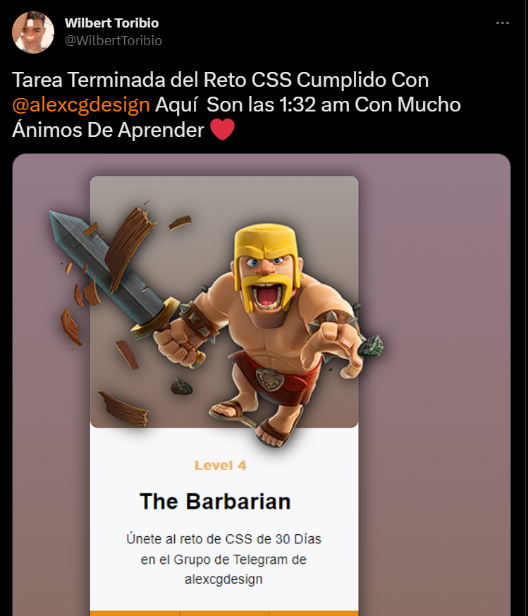 Jordan Alexander - cursocss.com on Twitter: "RETO DOMINA CSS en 30 días GRATUITO y EN VIVO ...