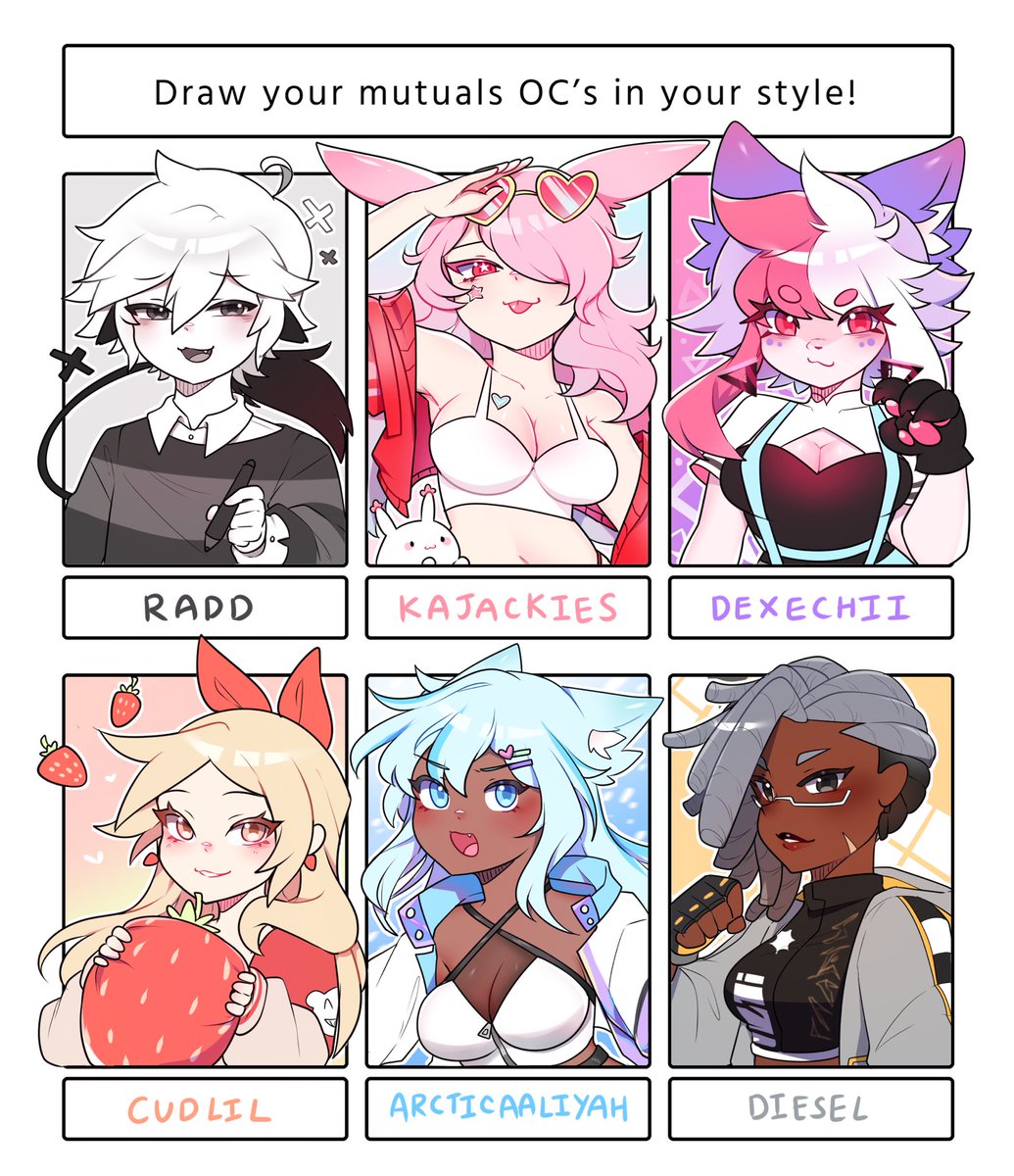 ばぶる on Twitter: "RT @Crydiaa: ♦️drew some cute moots!!!! It was good to draw other characters ...