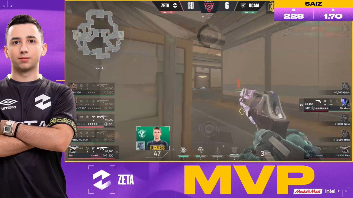 VALORANT Challengers Spain: Rising on Twitter: "👑¡GG @SaizSkills, MVP del mapa otorgado por su ...