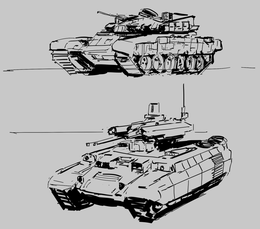 Future Tank Drawing