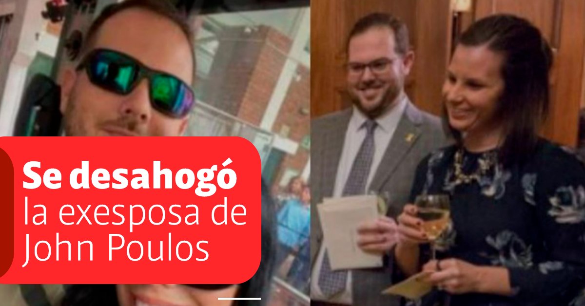 Apareció la exesposa de John Poulos. Describió los horrores que vivió ...