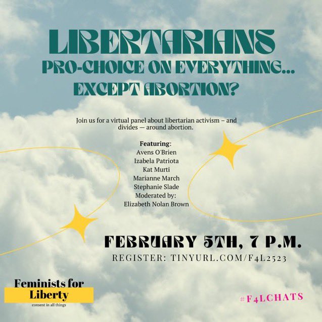 Feminists For Liberty On Twitter Staring In 5 Minutes You Can Still