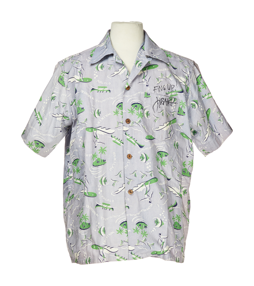 Sold for $12,800. A vintage Hawaiian button up from the personal ...