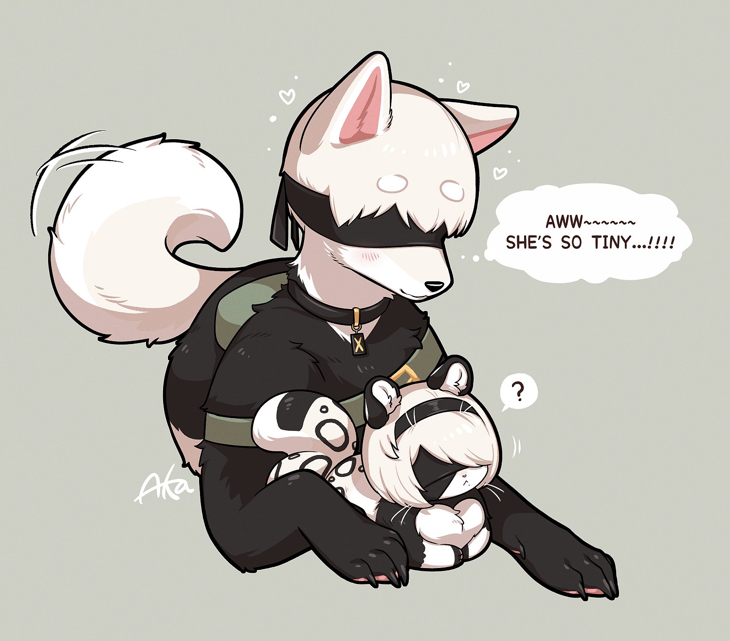 MissAka 紅 on Twitter: "K-9S and 2BB 💖 #NieRAutomata #ニーアオートマタ https://t.co/baedZ15rFt" / Twitter