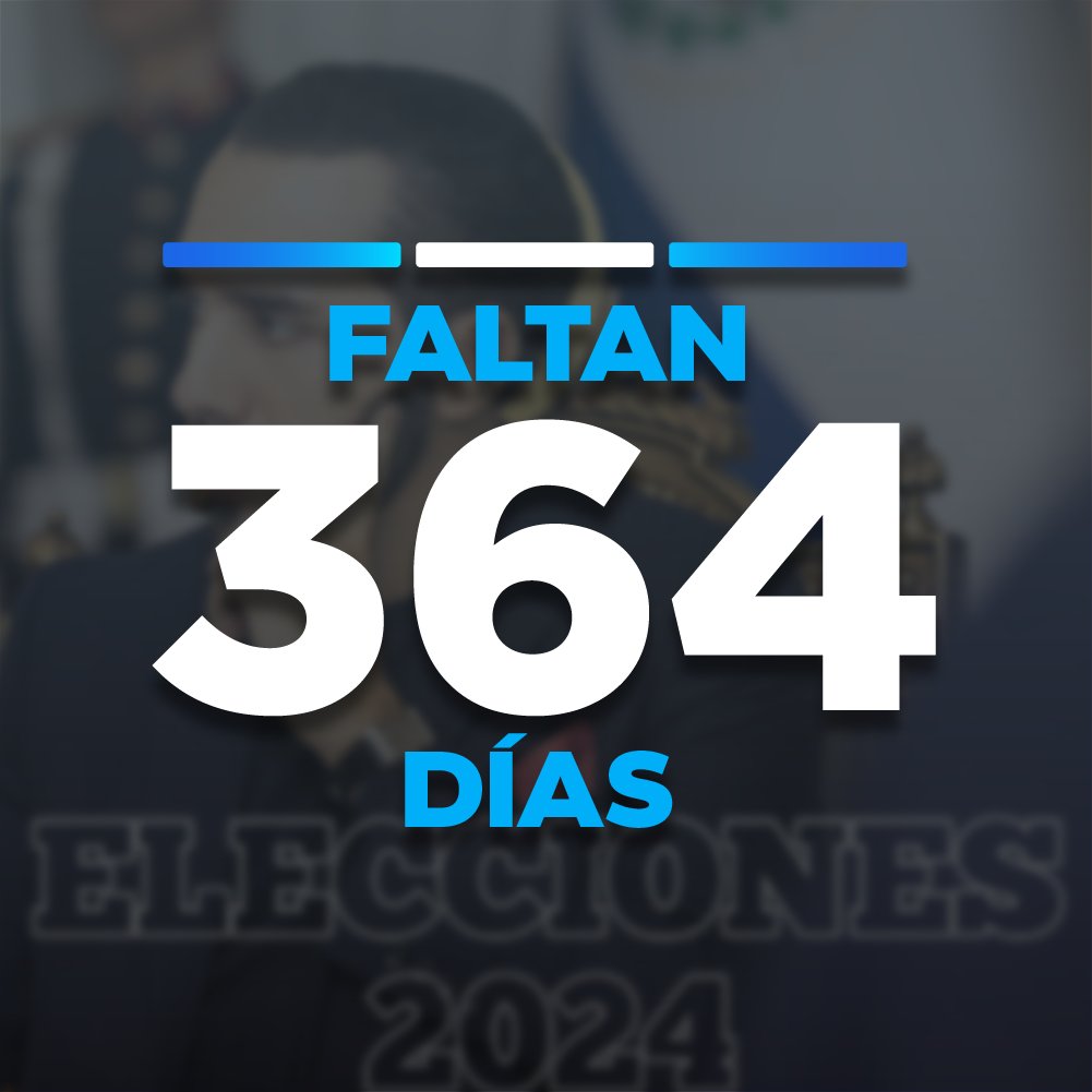 Tú Eliges 2024 on Twitter: "Faltan 364 días 🗓🗳"