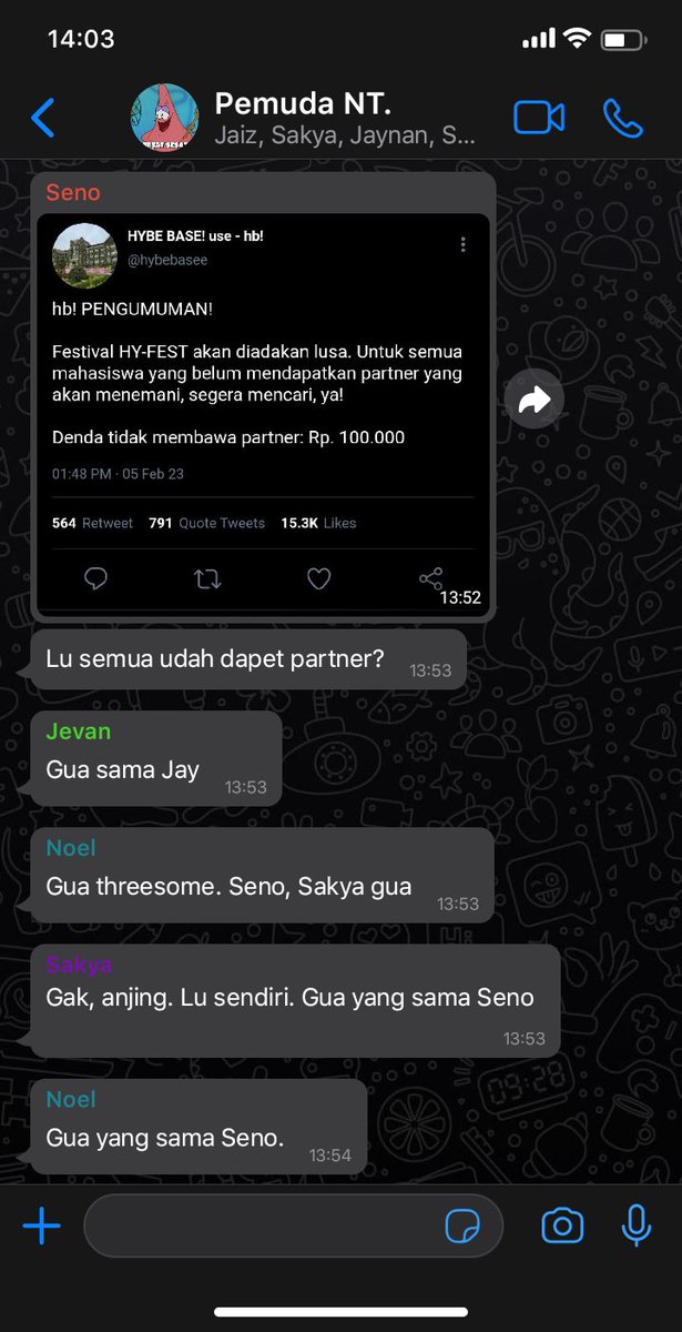 Aiden. on Twitter: "2. Sama siapa?"