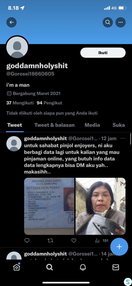 Usopp Joyboy // 🆎️+ on Twitter: "RT @sbyfess: -rek boleh minta tolong bantu ngelaporin akun ini ...