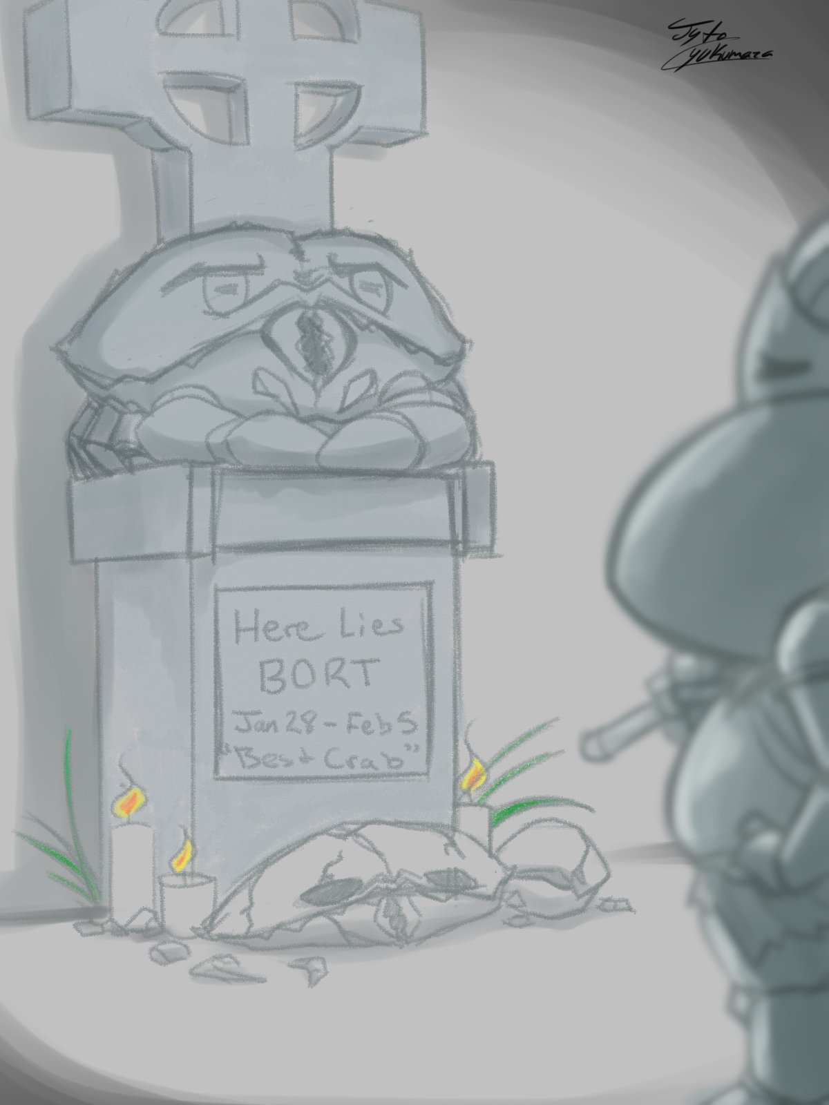 Chad Chin GOD Jyto (COMMISSION CLOSED) on Twitter: "Today is the day Bort passed.. https://t.co ...