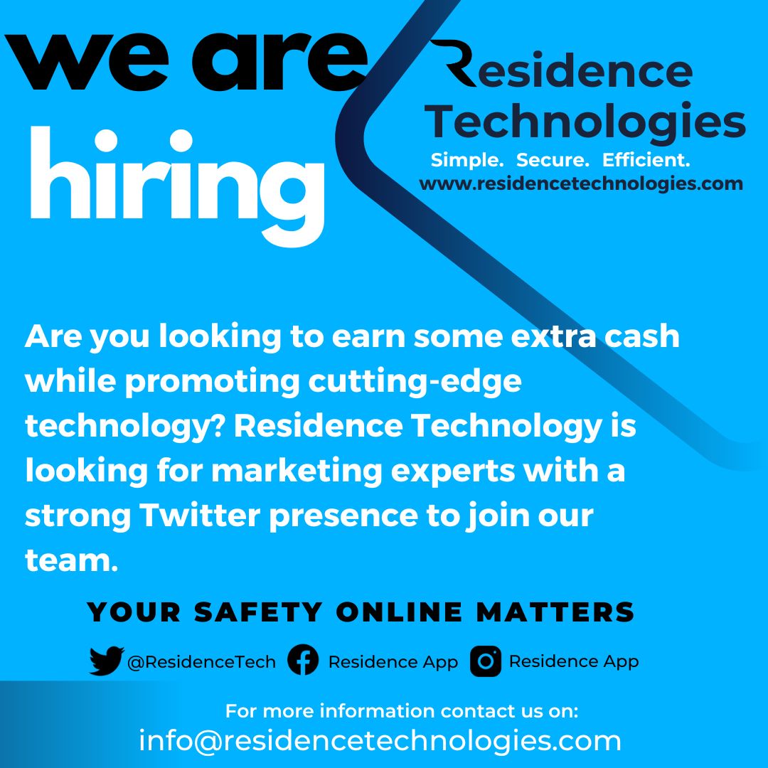 Residence Technologies on Twitter: "#IKOKAZI Earn extra cash while promoting cutting-edge tech ...