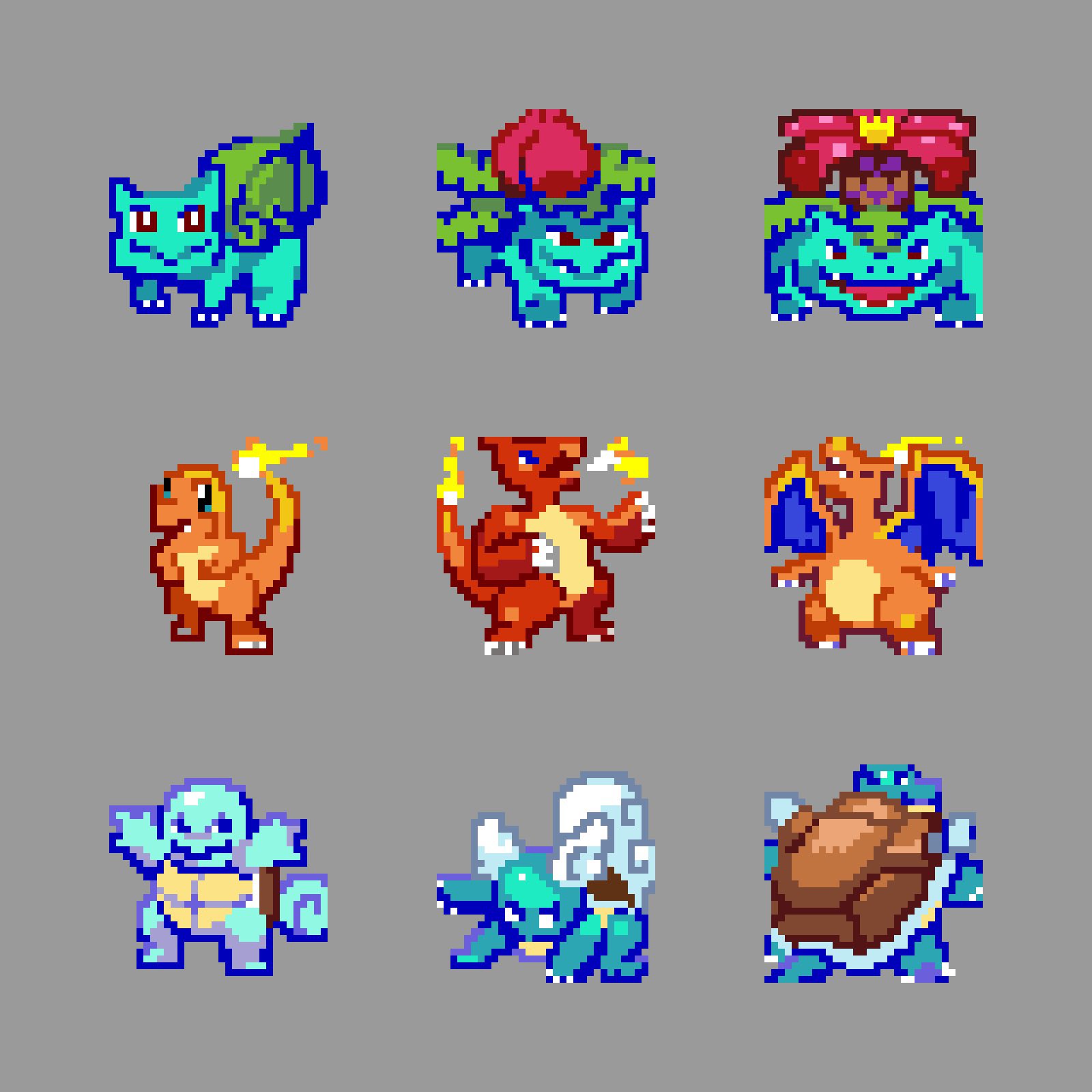 Pokemon Sprites Pixel Gen 6 Alphons6 On X: "Choose Your Pokémon!