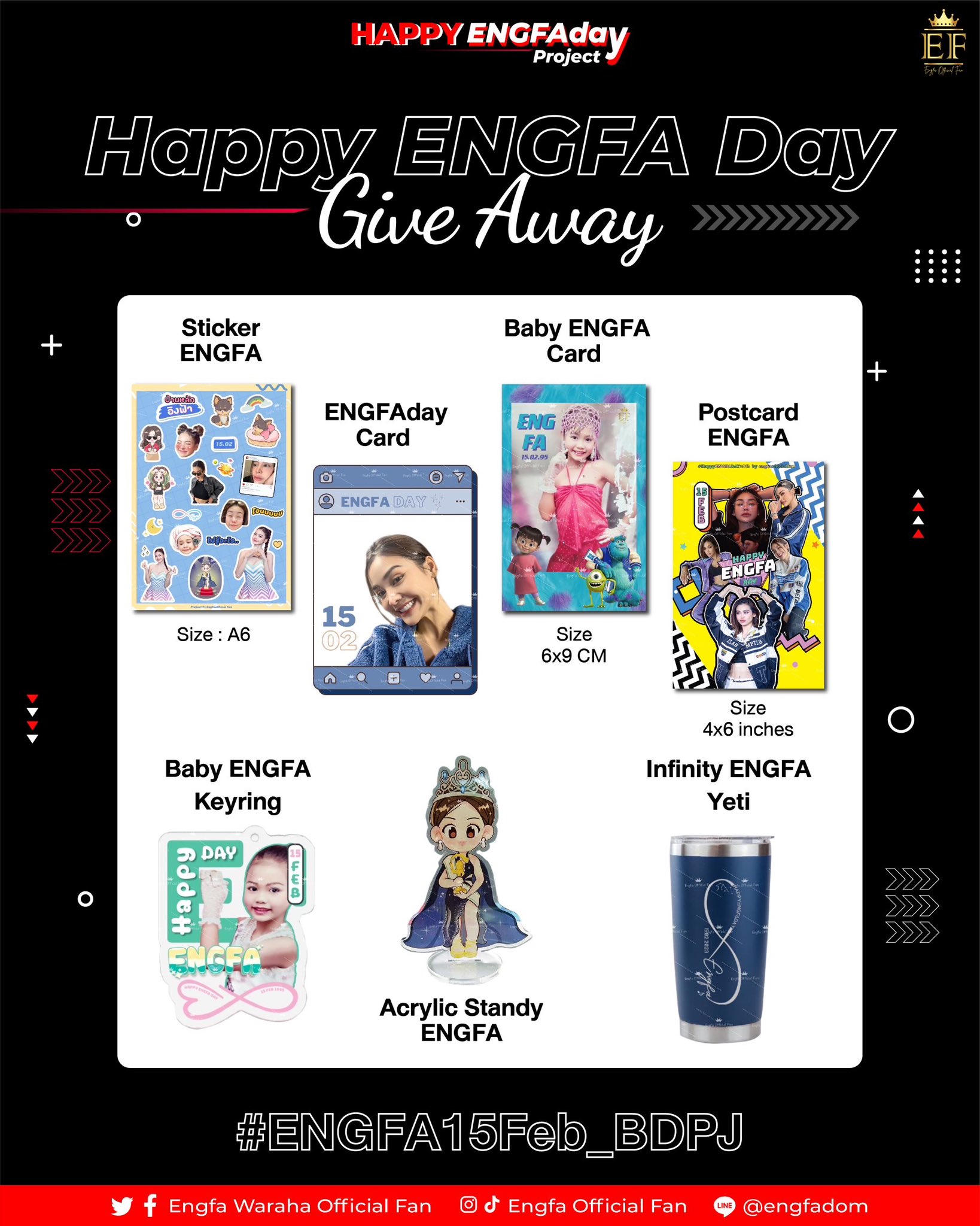 Engfa Waraha (Official Fan) on Twitter: "📣 ใกล้ปิดรับยอดโปรเจควันเกิดแล้วน้า สำหรับใครที่ยัง ...