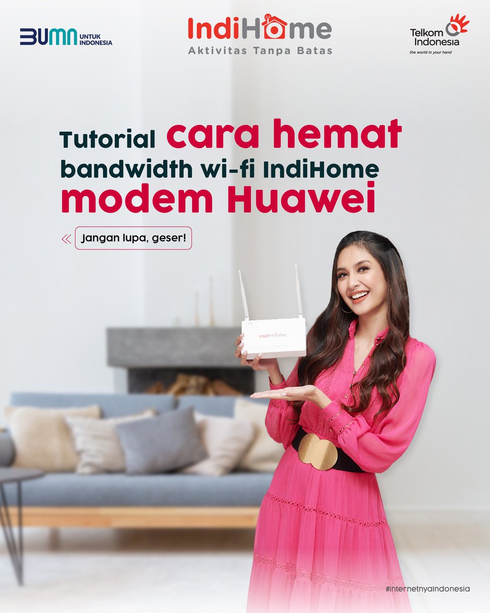 IndiHomeCare on Twitter: "Sobat, masih ingat cara menghemat bandwidth wi-fi modem Huawei atau ...