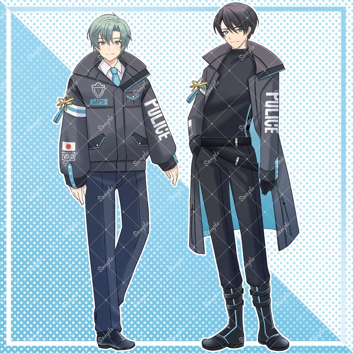 「SKIMAにてTRPG用の立ち絵を納品させていただきました〜!VOIDのHO1&」|つむり まい/Mai Tsumuriのイラスト