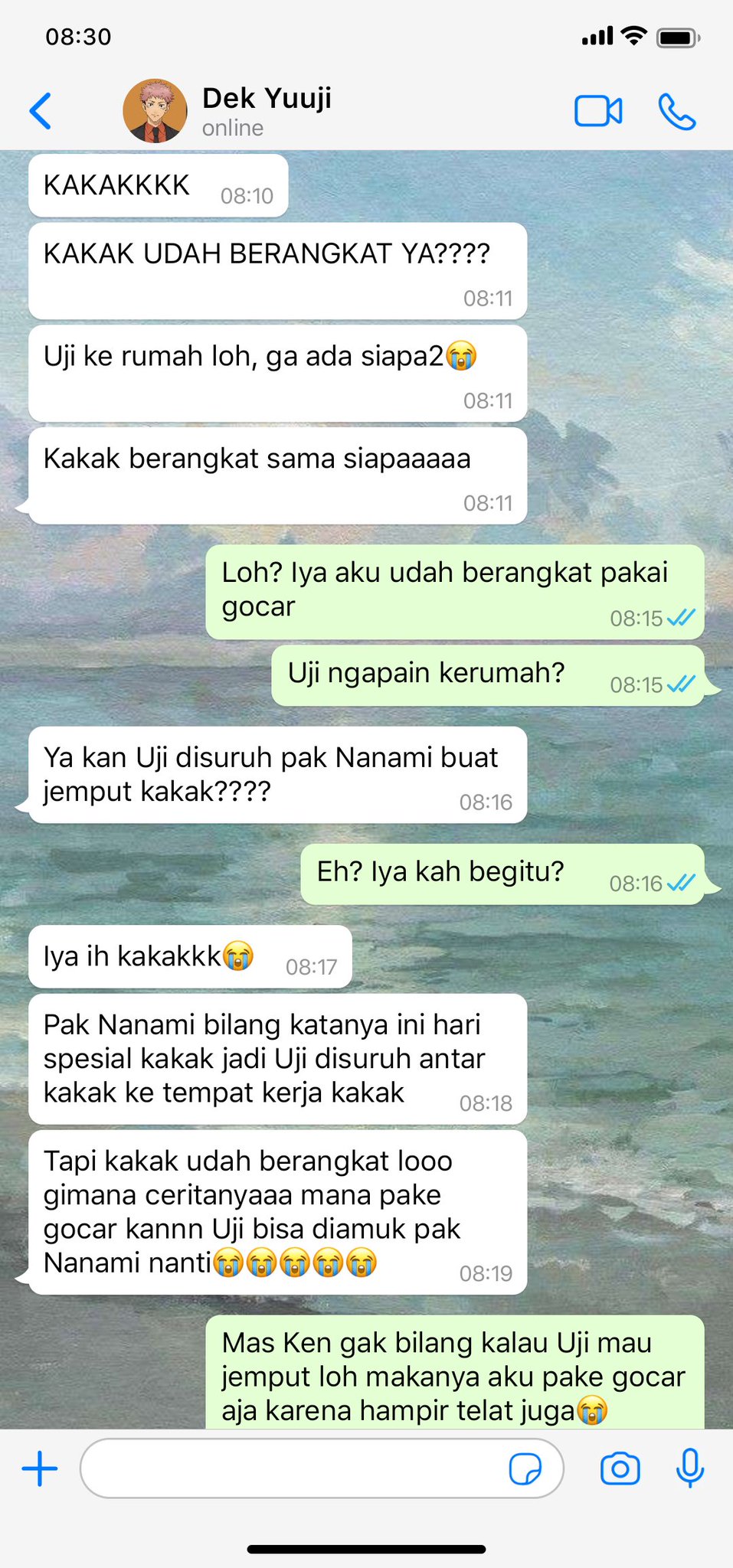 quinn J. on Twitter: "03. Yuuji disini sekretaris Nanami. Dia manggil kakak karena dulunya adik ...