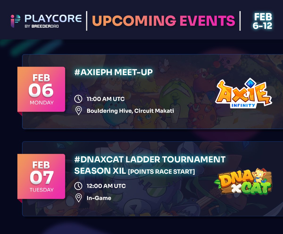 Playcore On Twitter Stay Tuned For A Fun Filled Week Ahead On Playcoreeventscalendar 🗓️ Ft