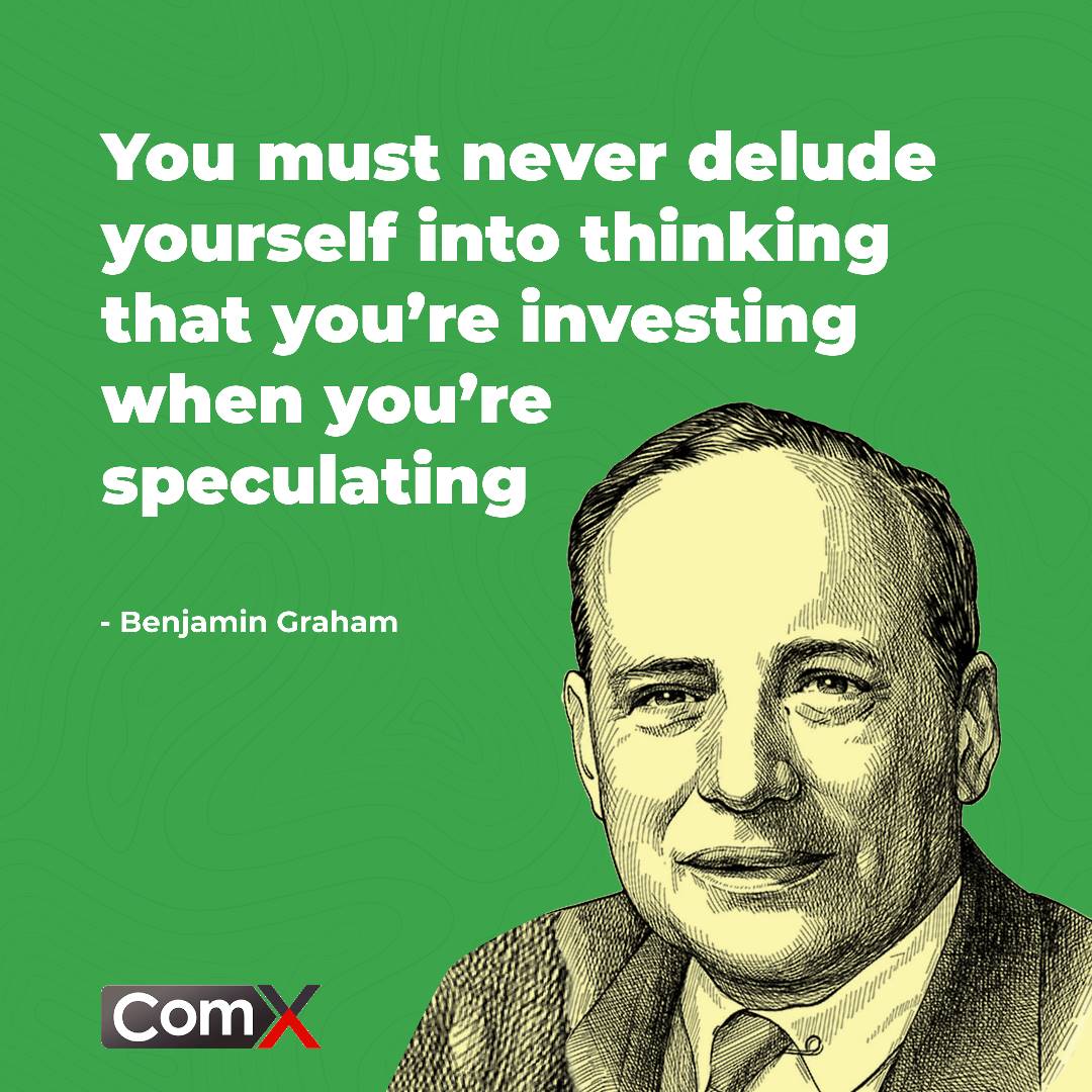Never think your speculations will help and lead to a successful ...