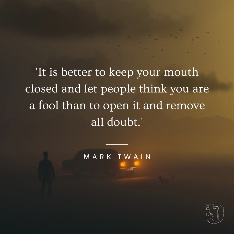 8 Profound philosophical quotes by "Mark Twain". 1. - Thread from Moic ...