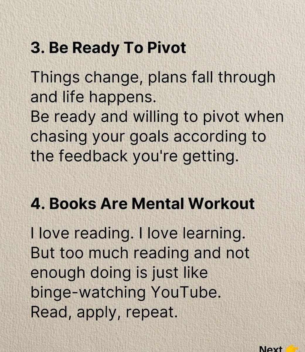 14 Life Lessons I'm Glad I Learned At 20 and Not At 50: - Thread from ...