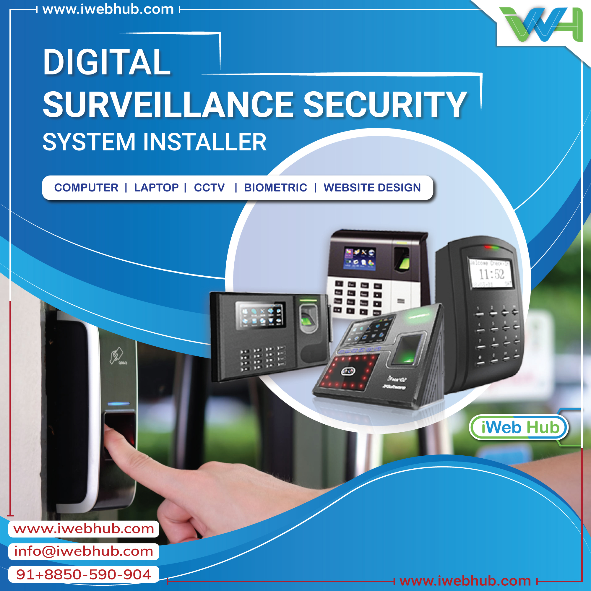 iWeb Hub on Twitter: "One-Stop Solution for All Digital Surveillance Security with Installation ...