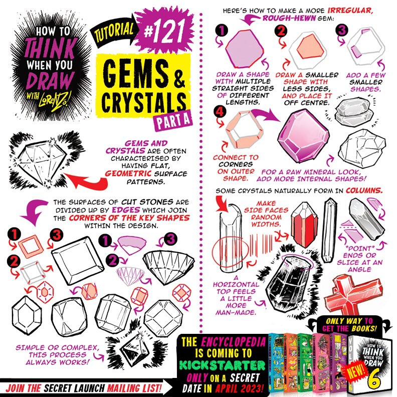Etheringtonbrothers On Twitter Gems And Crystals Pt 1 From The Howtothinkwhenyoudraw