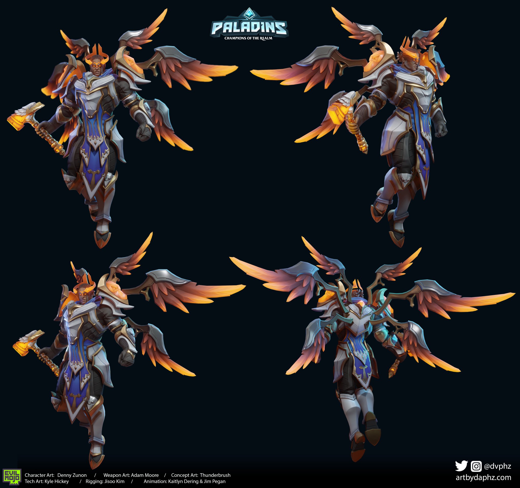 dvphz on Twitter: "finally getting around to posting some Paladins stuff, including ANGEL DADDY ...